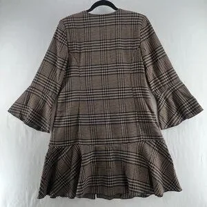 CAbi | Dresses | Cabi 392 Flounce Jacket Womens S Zip Up Bell Sleeve ...